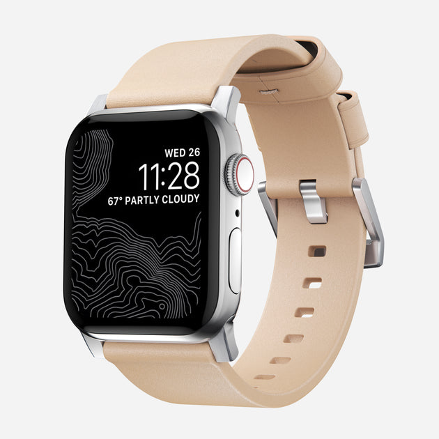 Open Box /// Modern Slim Band - 41mm/42mm | Silver Hardware | Natural